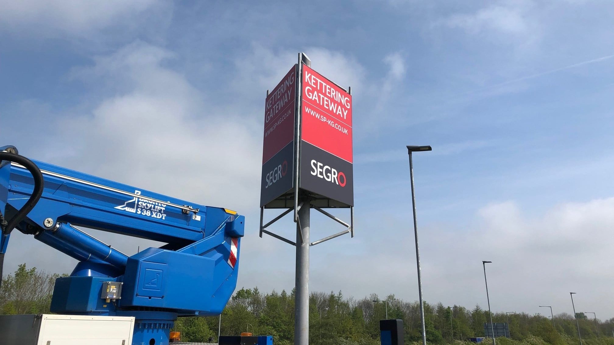 Segro Illuminated Signage and Totems | Hollywood Monster