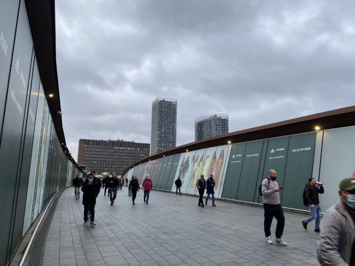 Westfield Stratford Bridge Hoarding | Hollywood Monster